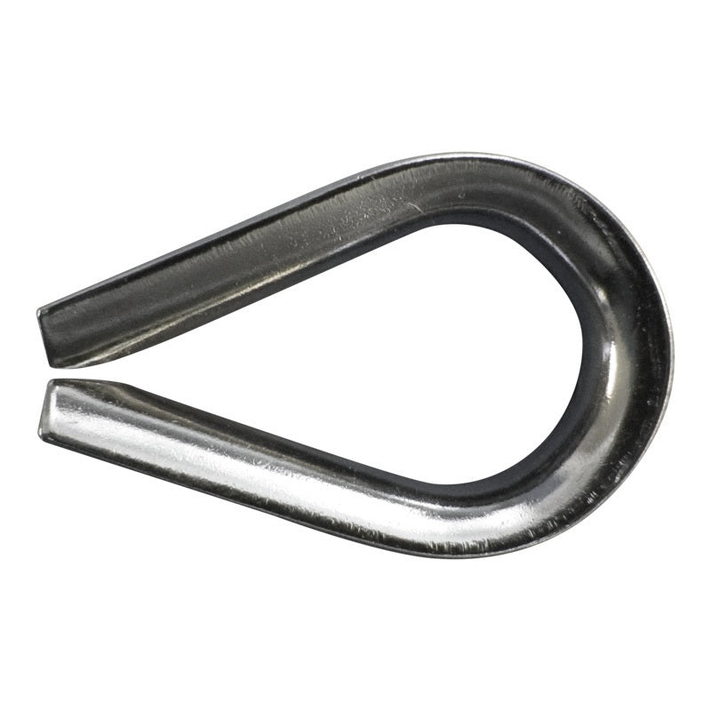 Stainless Steel Wire Rope Thimbles, Made From 316 Stainless - Boat Fittings