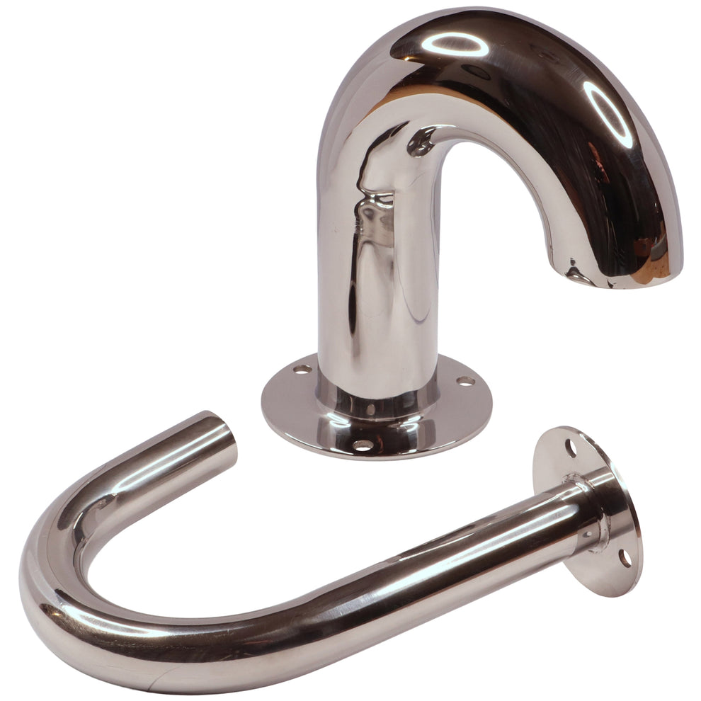 Stainless Steel Gooseneck Air Vent Available in 2 Sizes - Boat Fittings