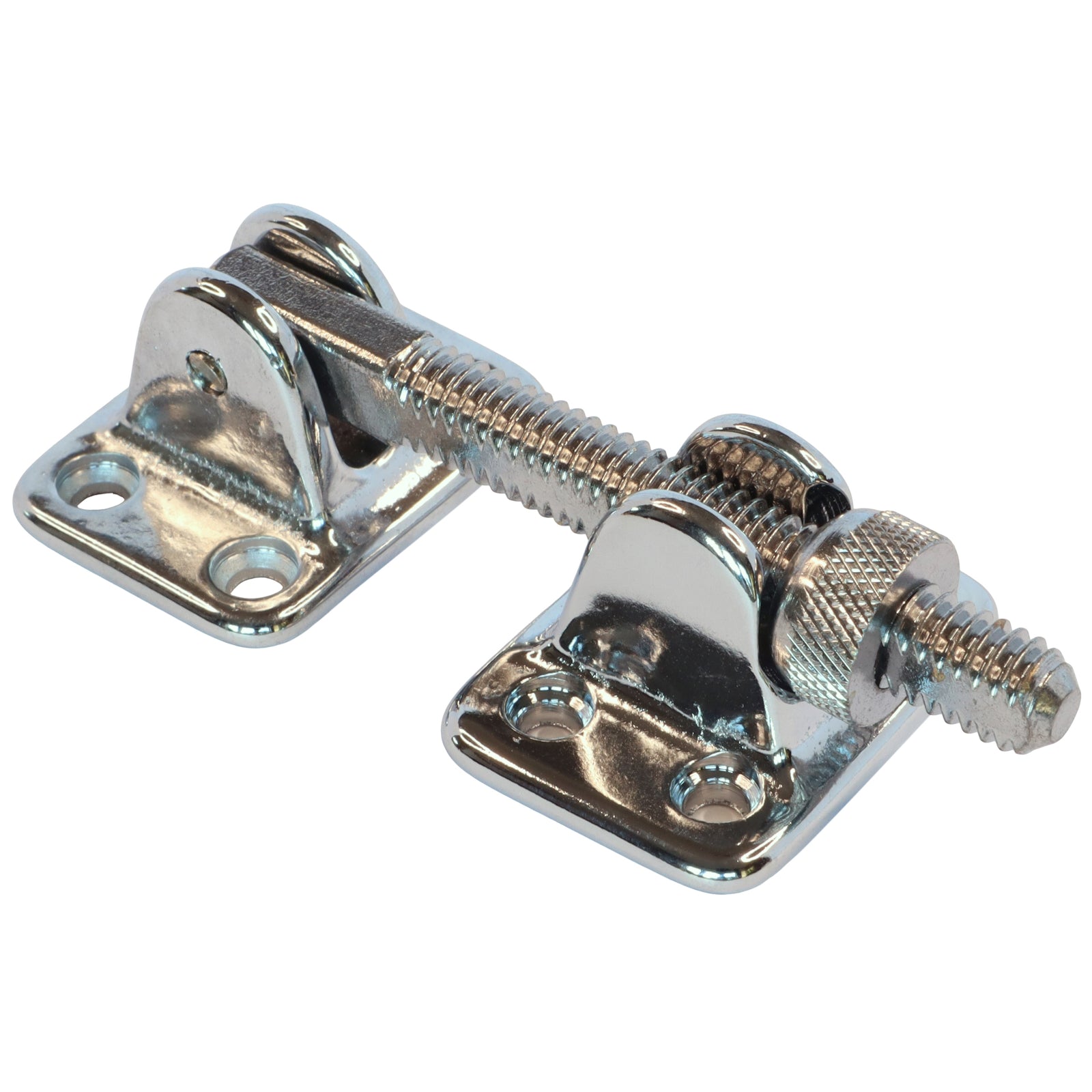 Screw Down Hatch Fastener, Chrome Plated Brass, Length 93mm - Boat Fittings