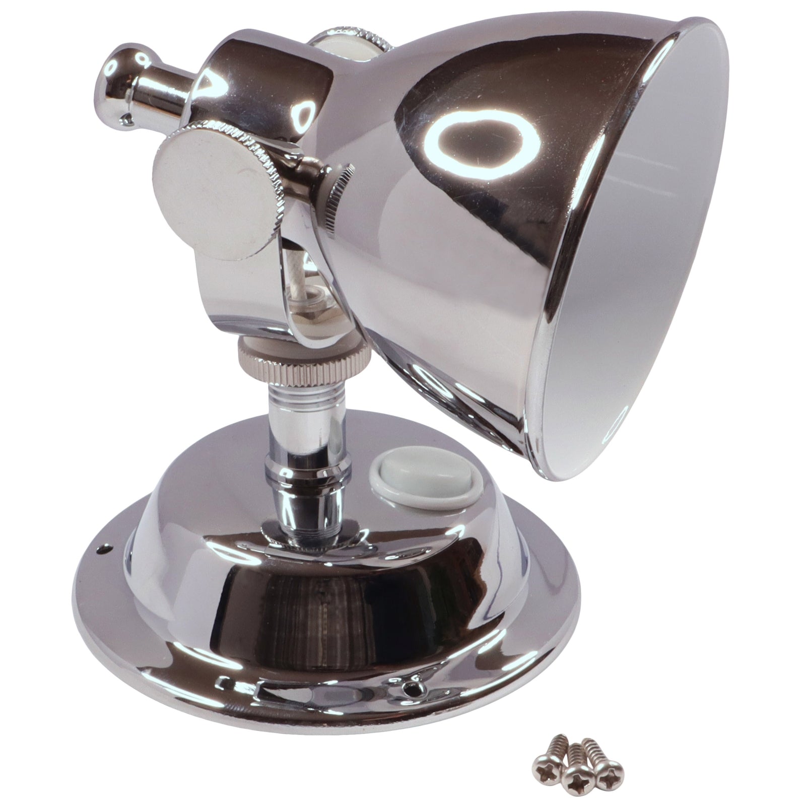 LED Surface Mounted Chrome Plated Brass Interior Reading Light - Boat ...