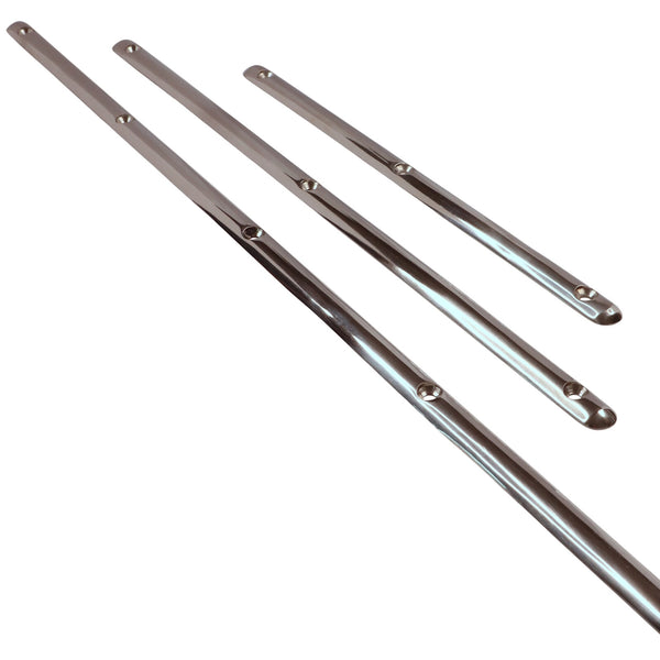316 Stainless Steel Rubbing Strake For Boats, Solid Profile With Polis ...
