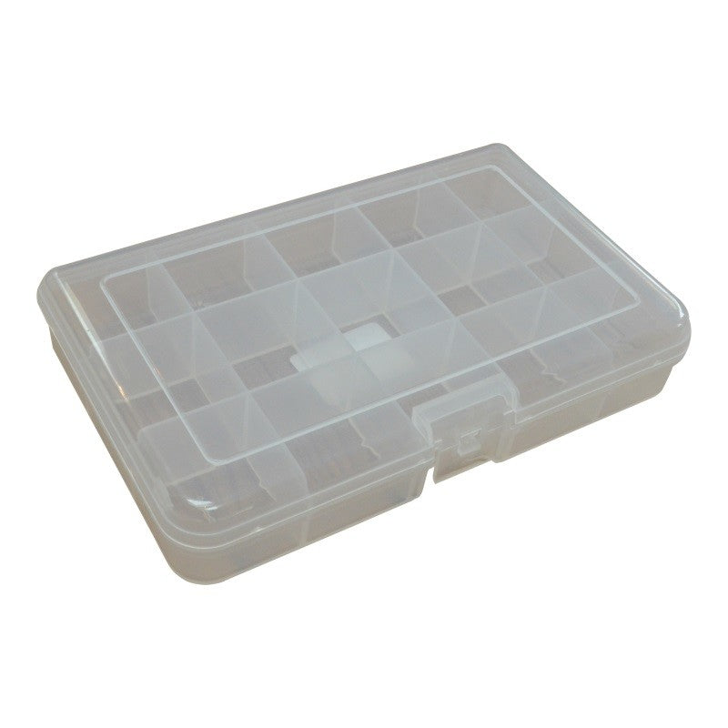 Plastic Kit Box, 165x100x31mm External Size, 15 Compartment - Boat Fittings