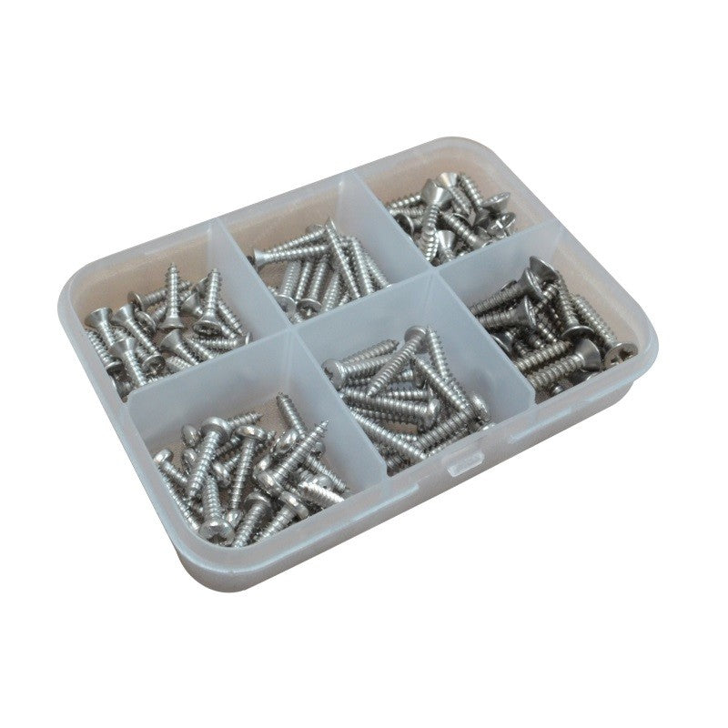Kit Box Of 316 Stainless Posi-Drive Self Tapping Screws: Smaller Sizes ...