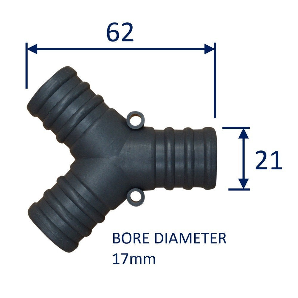 Plastic Y-Connector Hose Joining Fitting / Pipe Splitting Fitting - Y ...