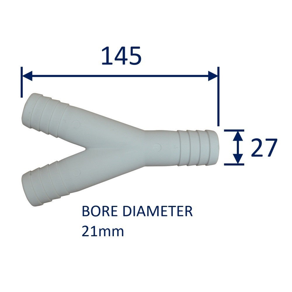 Plastic Y-Connector Hose Joining Fitting / Pipe Splitting Fitting - Y ...