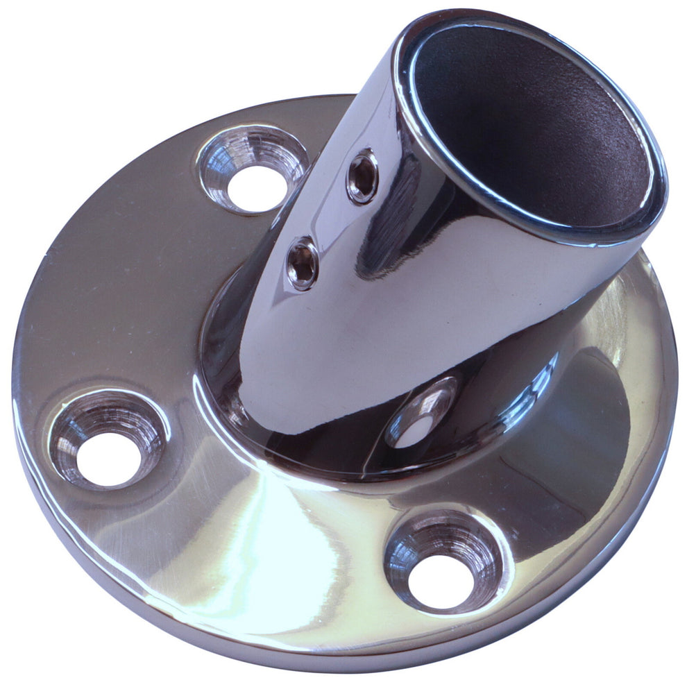 Tube Mounting Support, Flanged 316 Stainless Steel 60-Degree Tube Moun ...