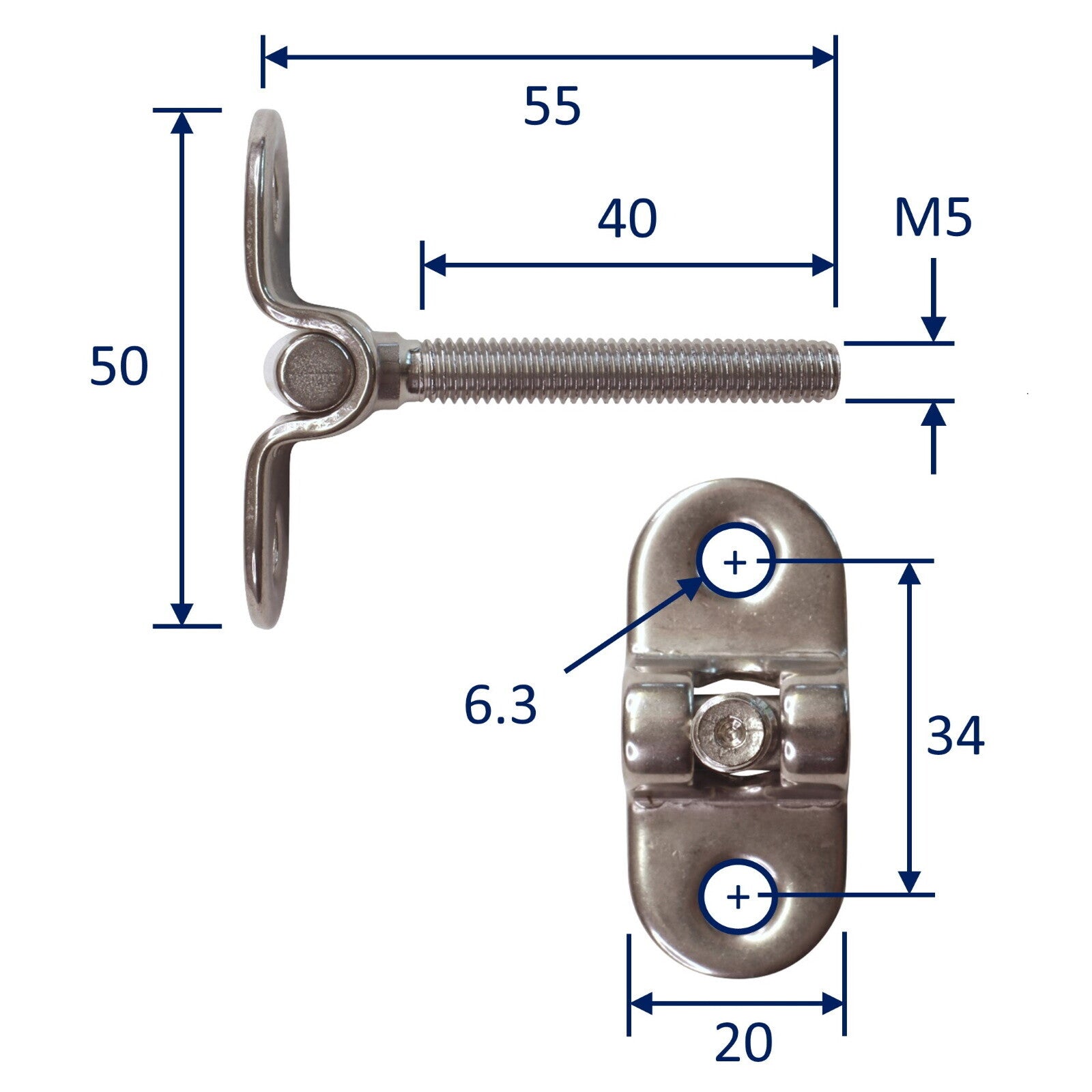 Threaded Stainless Steel Bulkhead Mount Bracket, 316 Stainless Bulkhea ...
