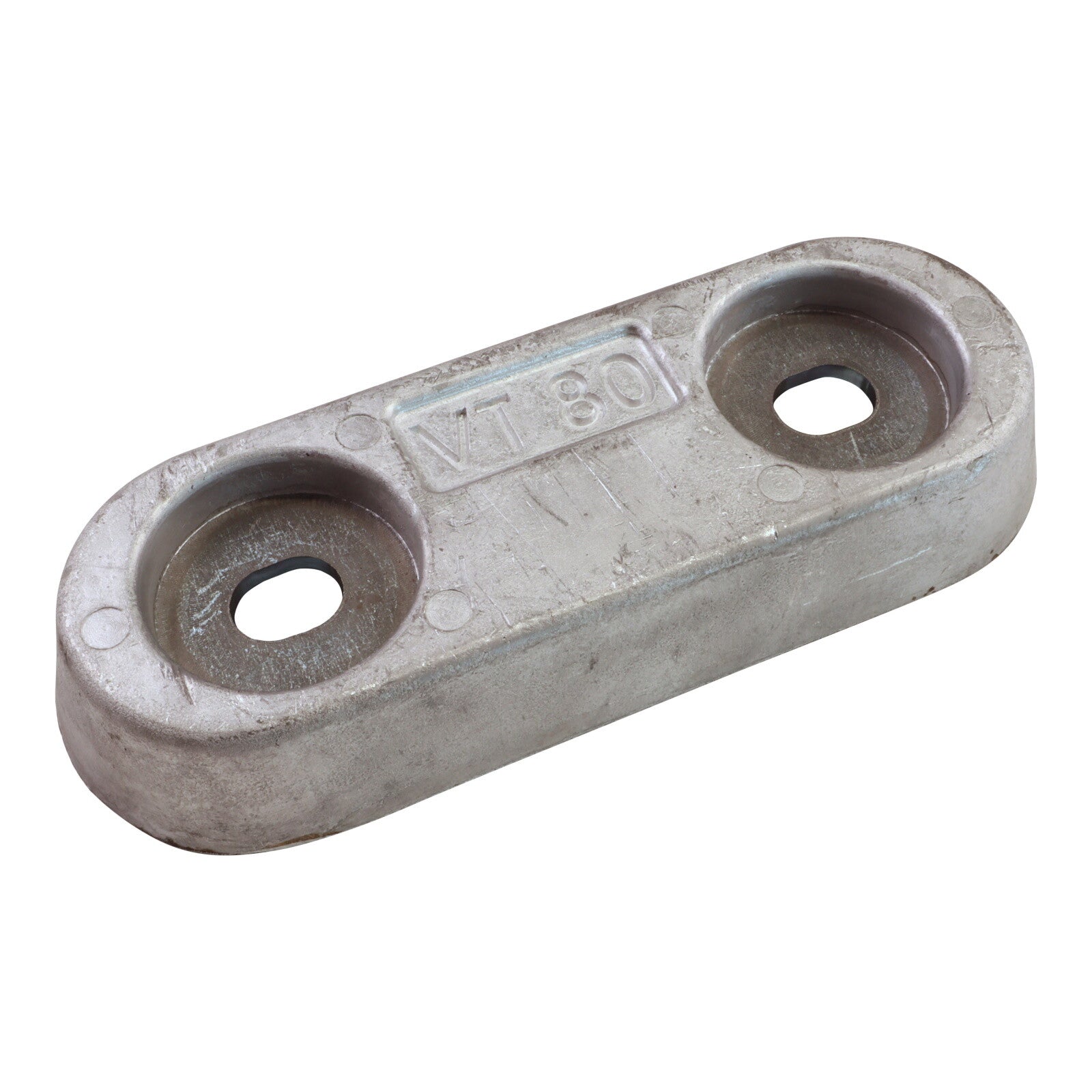 Zinc Sacrificial Anode, Vetus 80 Type For Hull Mounting, In Salt-Water ...