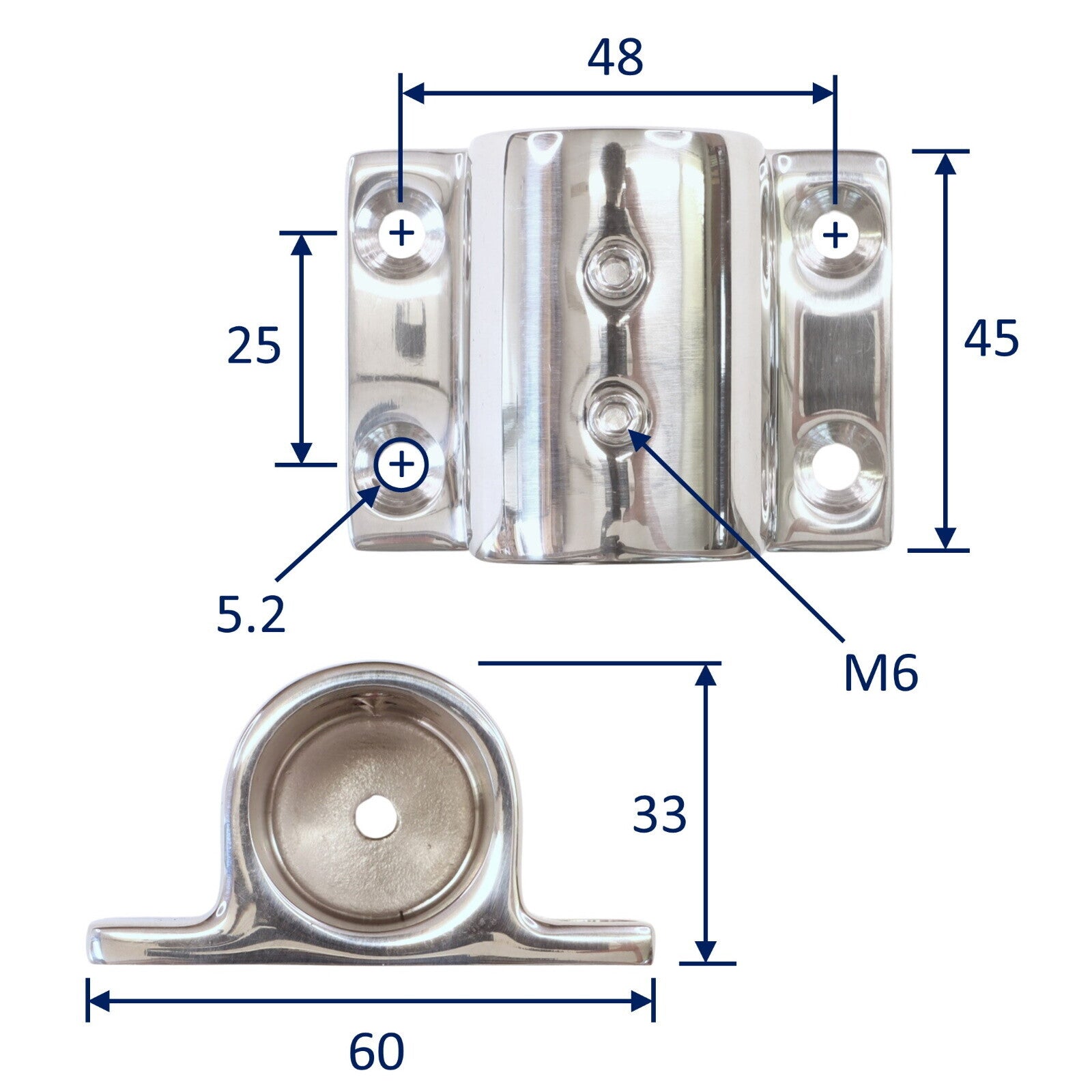 Stainless Steel Tubing Brackets