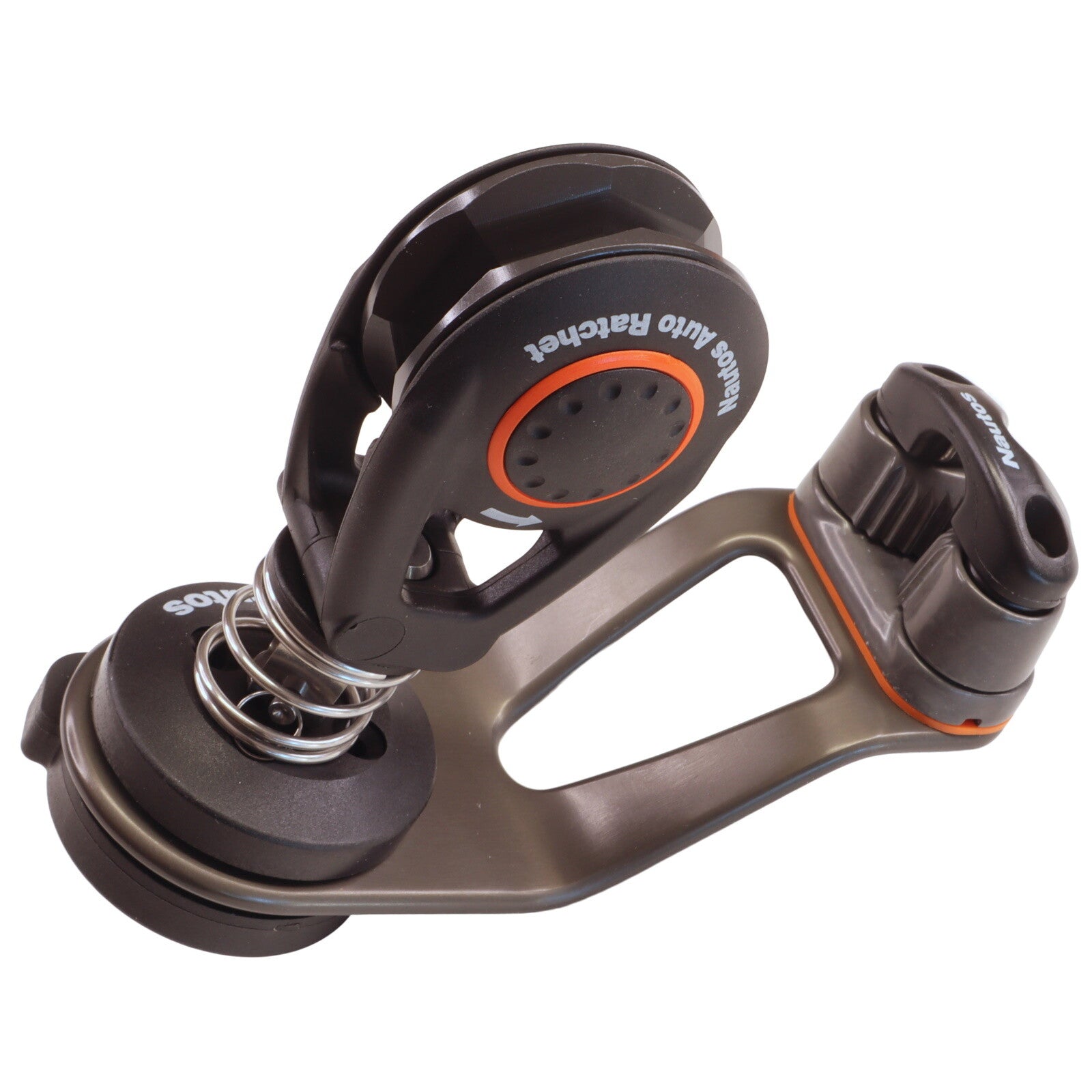 Dinghy Main Sheet Swivel Base With Auto-Ratchet Block & Cam-Cleat 57mm ...