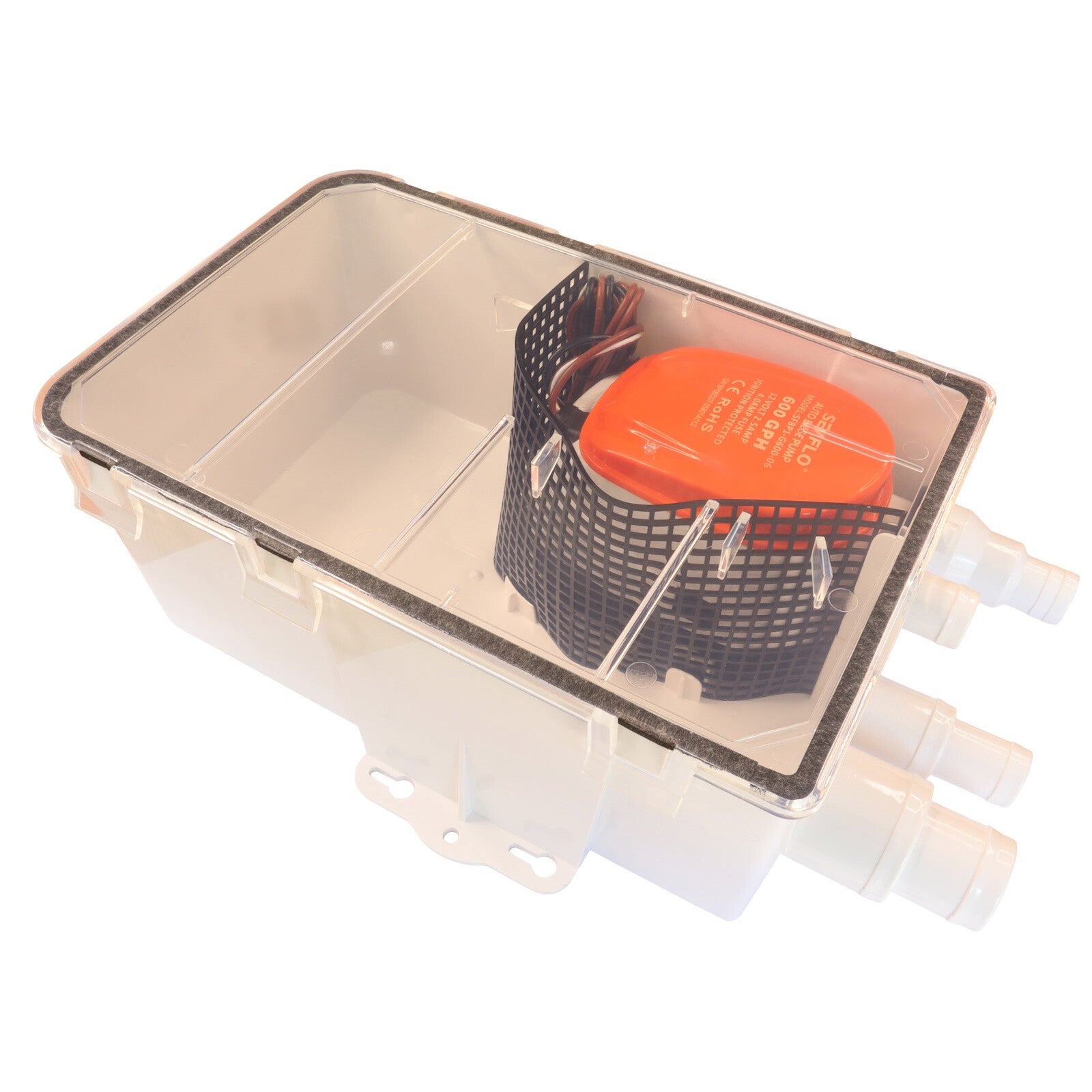 SEAFLO All-in-One Pump and Switch Shower Sump Pump System with Multipl ...