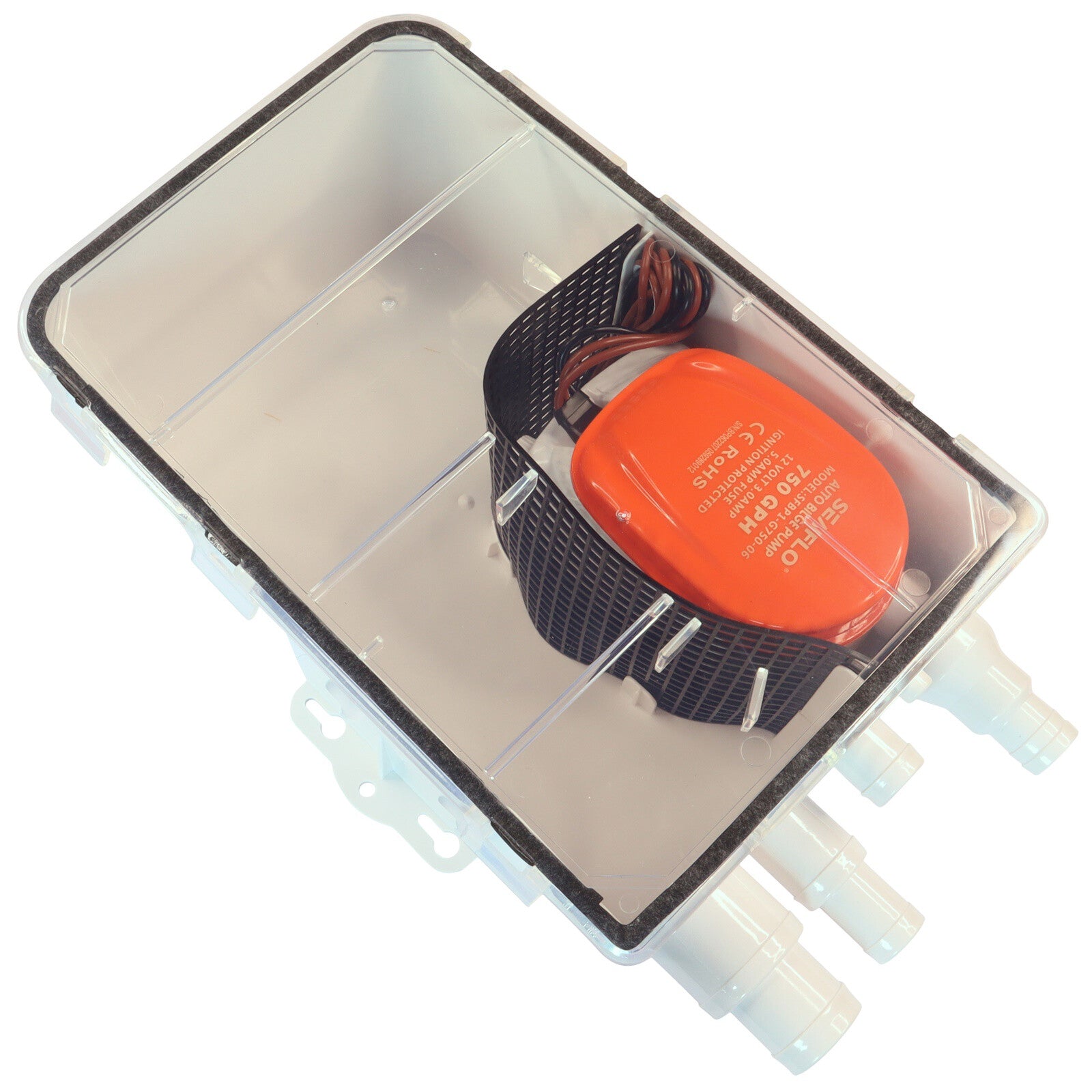 SEAFLO All-in-One Pump And Switch Shower Sump Pump System With Multipl ...