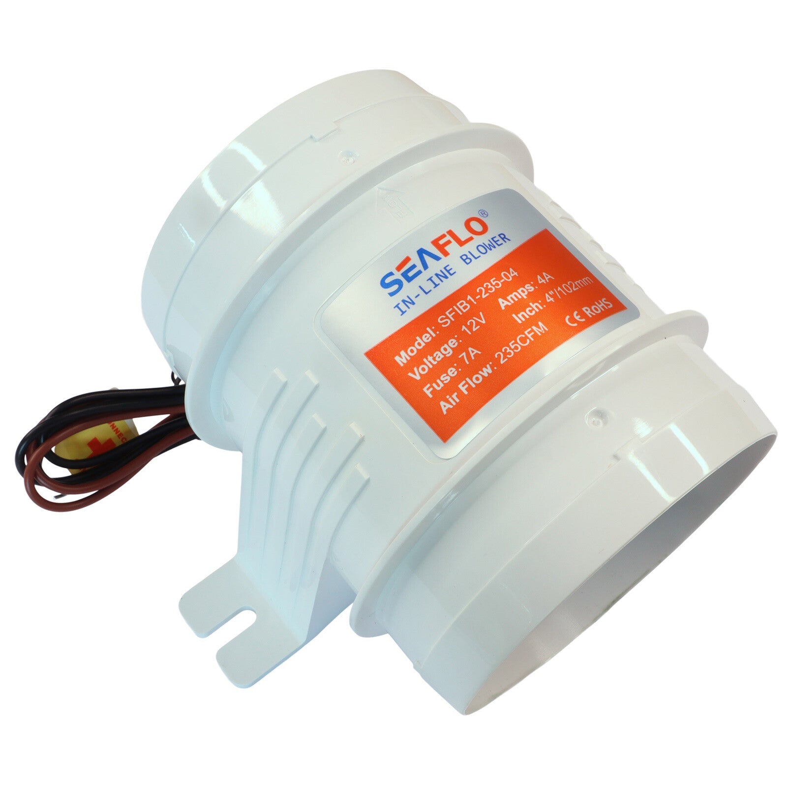 SEAFLO In-Line Bilge Blower / 12 Volt / Vertical or Horizontal Install ...