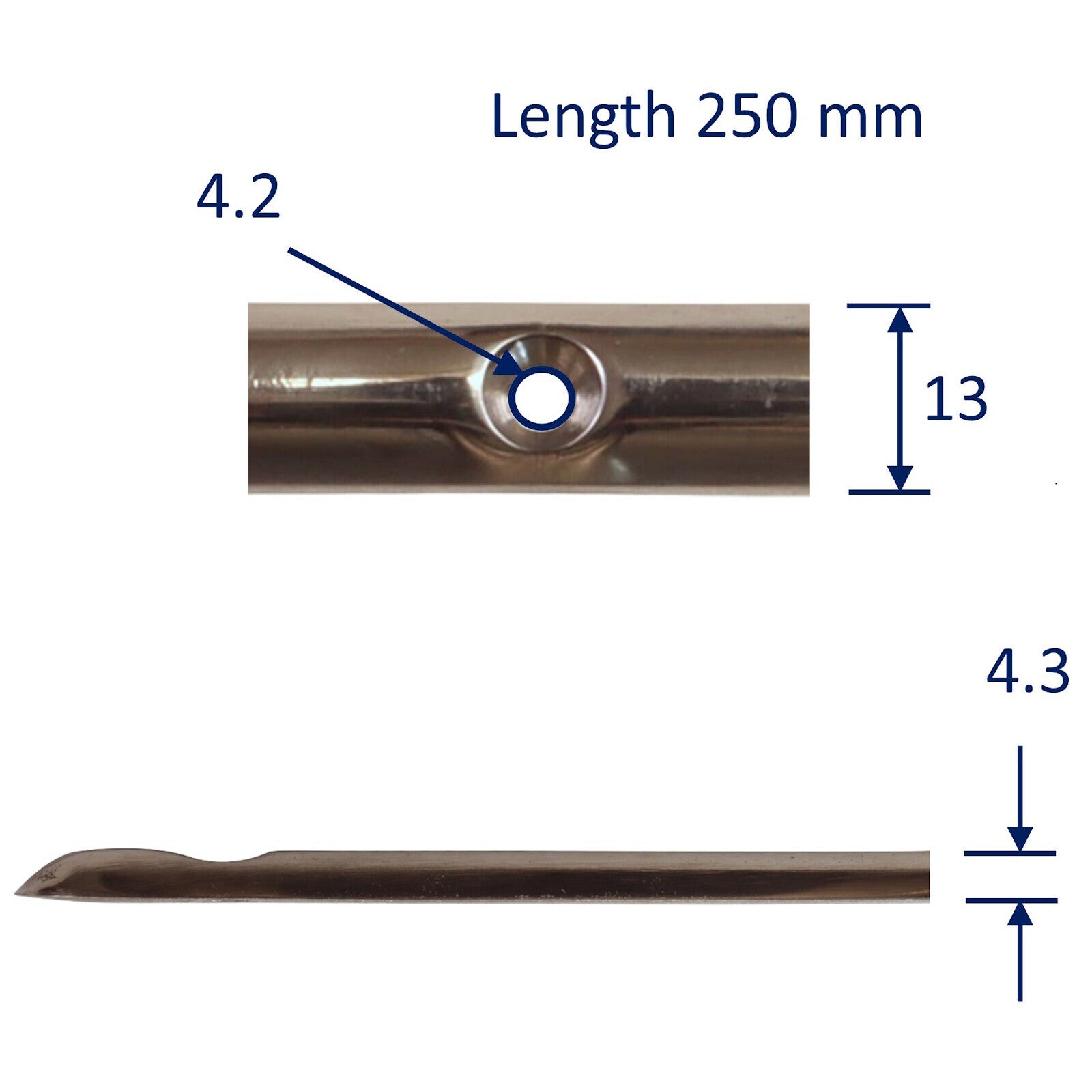 316 Stainless Steel Rubbing Strake For Boats, Solid Profile With Polis ...